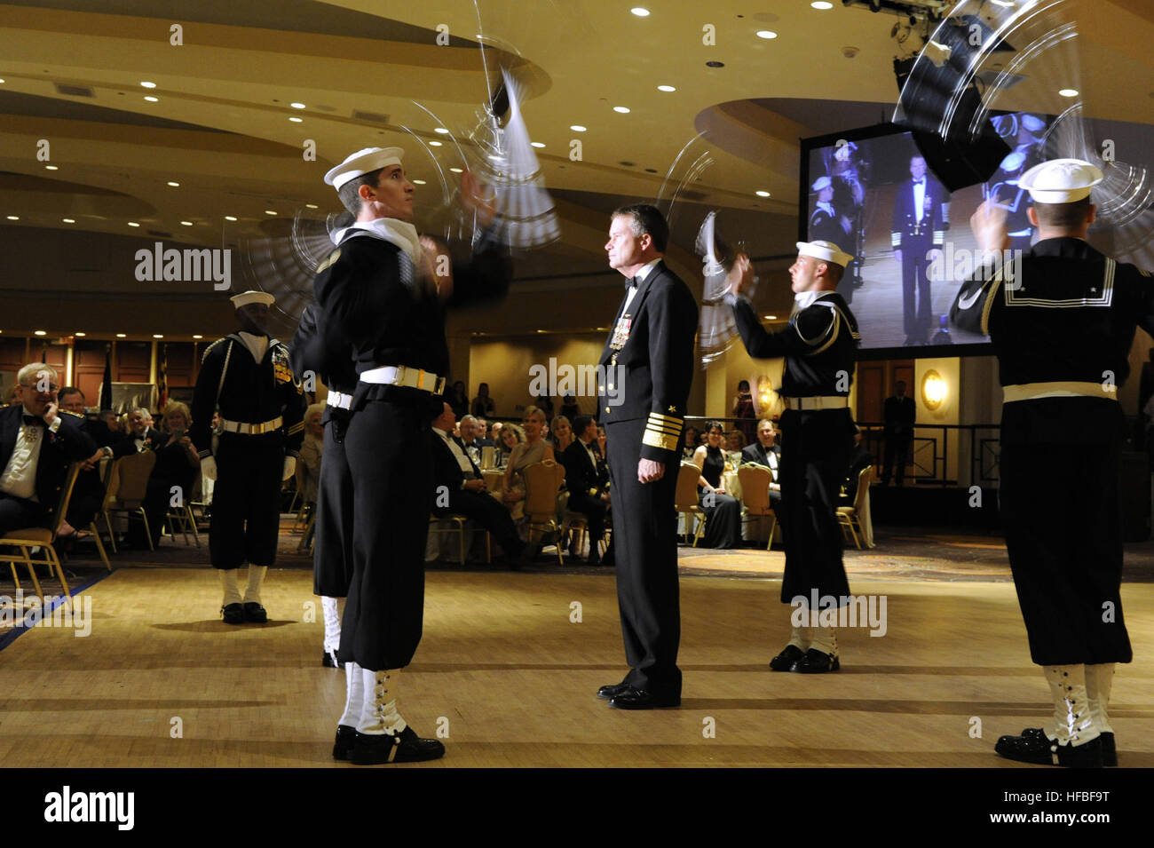 Ceremonial rifle drill team performs hi-res stock photography and images - Alamy