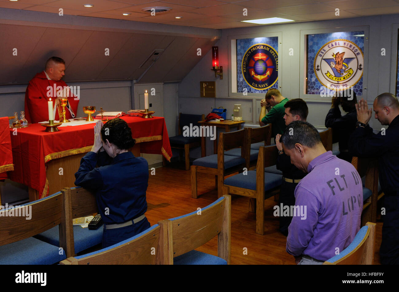 120203-N-RG587-026 ARABIAN SEA (Feb. 3, 2012) Cmdr. Keith Shuley ...