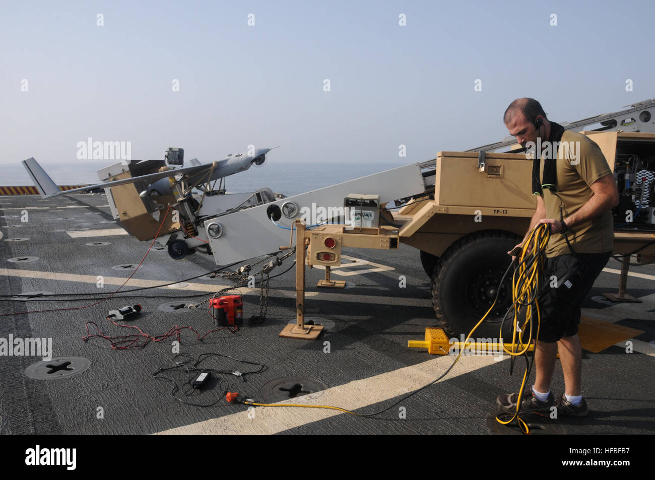 Afloat forward staging base interim uss ponce afsb i 15 hi-res stock ...