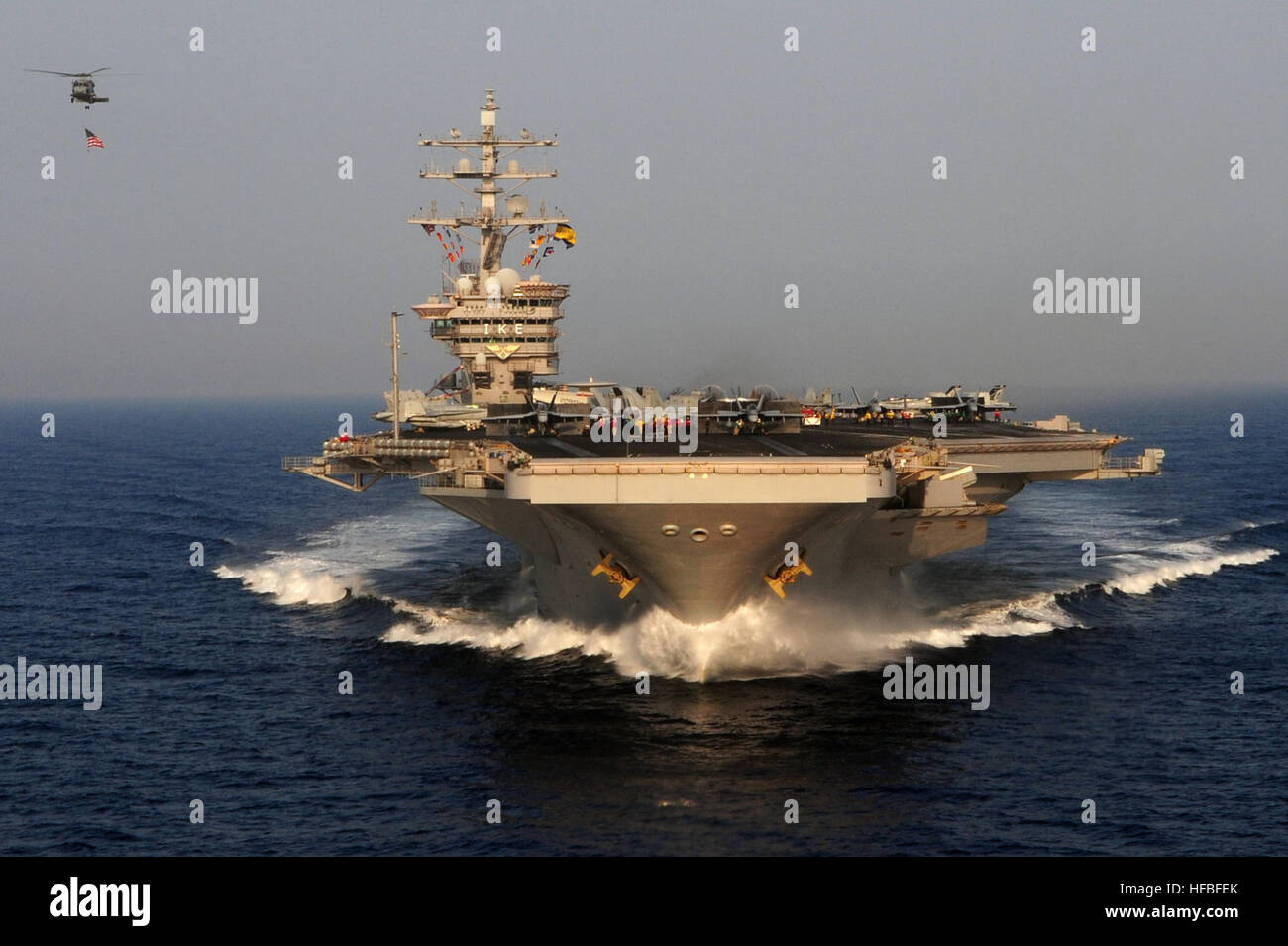 120710-N-RY232-532 MEDITERRANEAN SEA (July 10, 2012) An SH-60F Sea Hawk ...