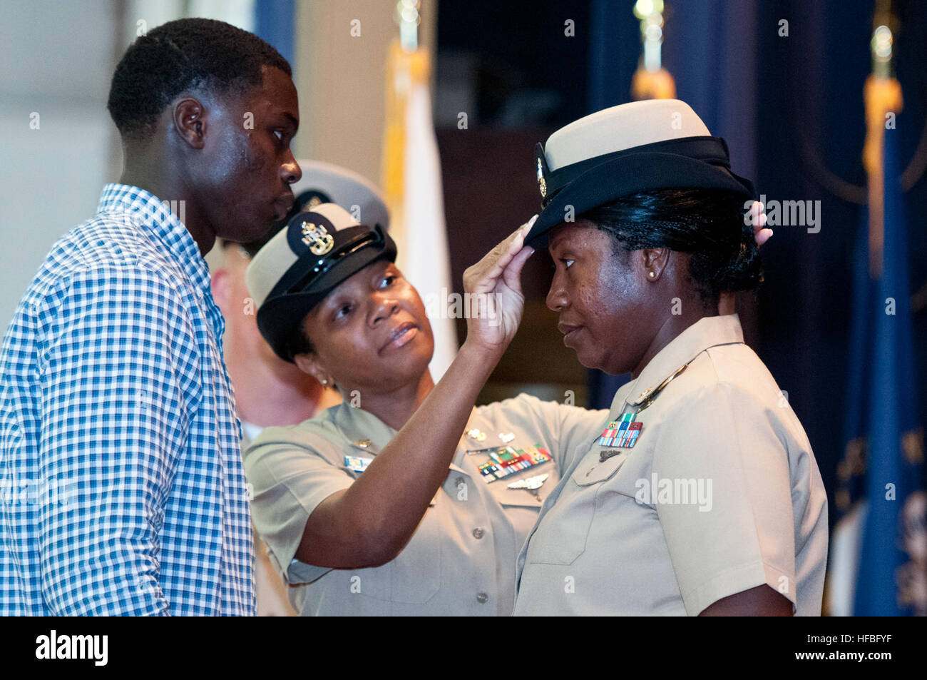 NEWPORT, R.I. (Sept. 14, 2012) Chief Navy Counselor Zeporah Dasher has ...