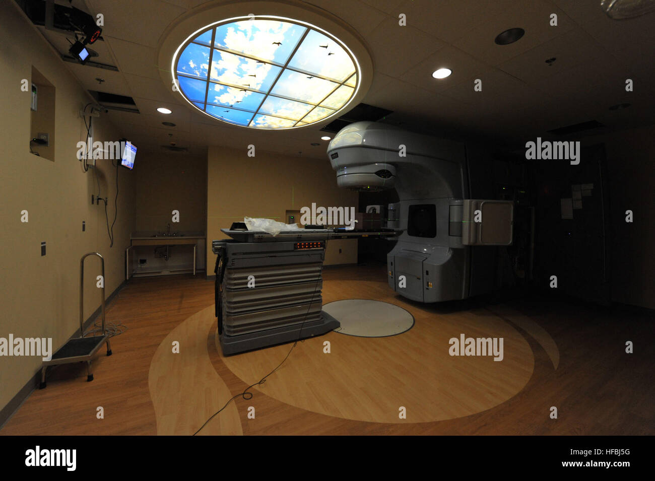 A view of the linear accelerator, located in Sunrise Pavilion's robust ...