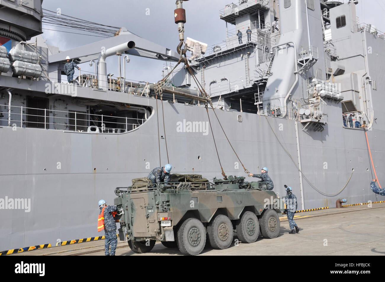 Amphibious transport dock landing ship uss tortuga hi-res stock ...