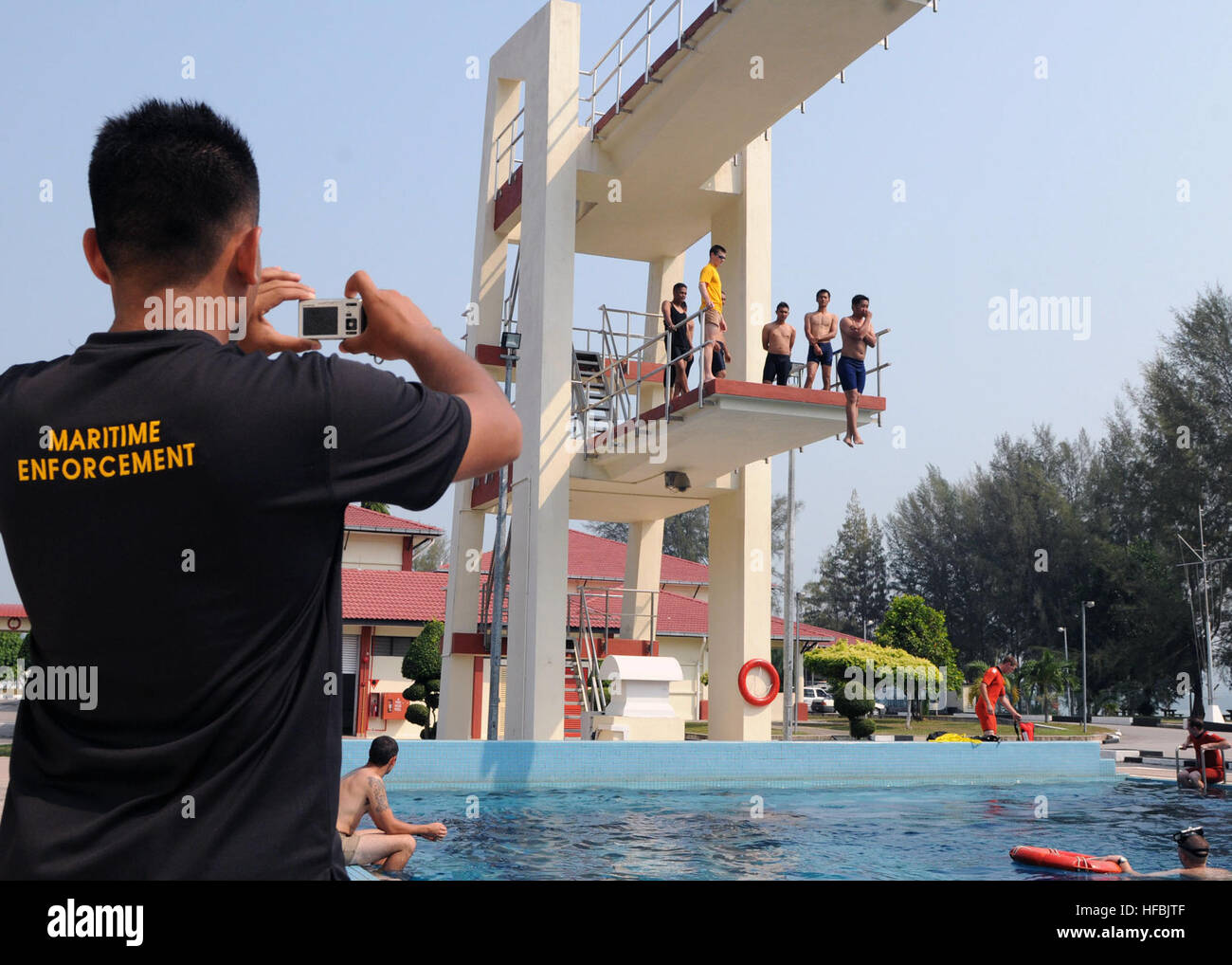 Military swimming techniques hi-res stock photography and images - Alamy