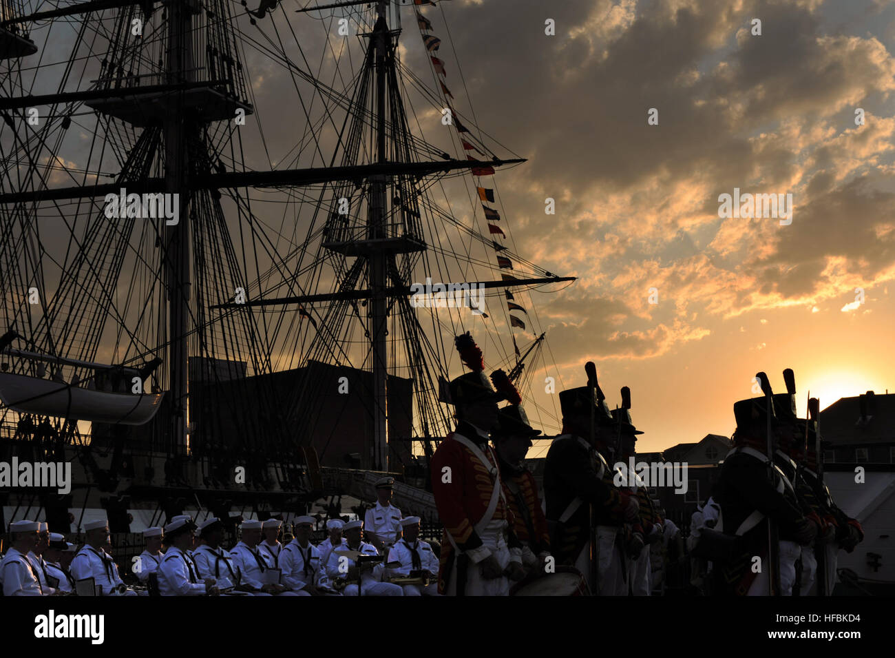 Uss constitution 1812 marine guard hi-res stock photography and images ...