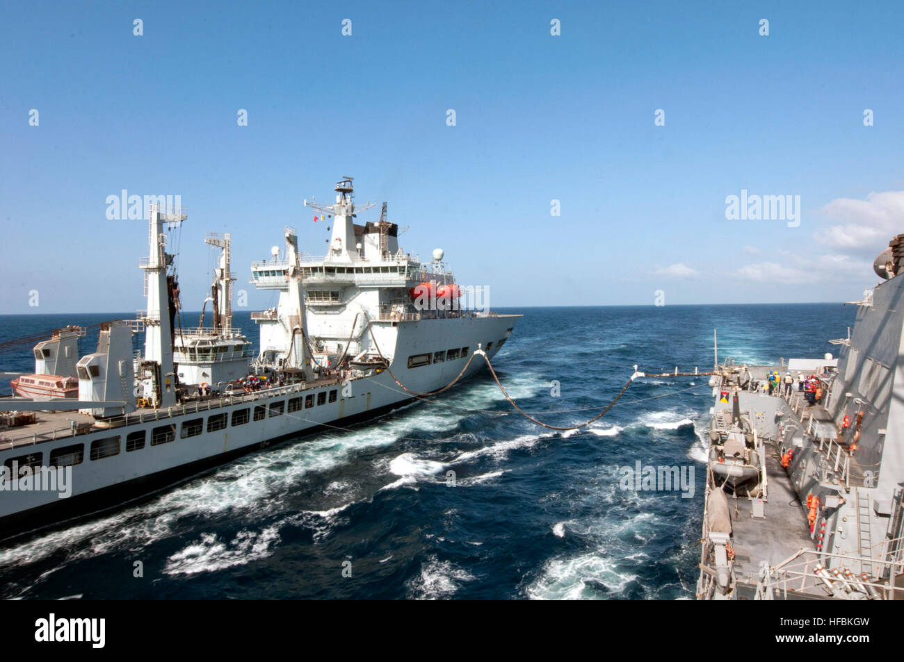 GULF OF ADEN (Sept. 30, 2012) Sailors aboard the guided-missile ...