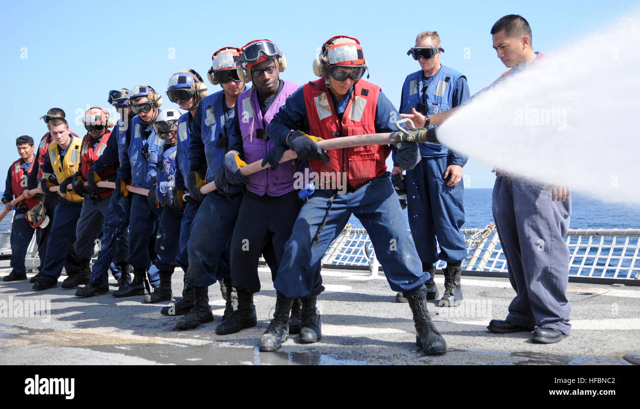 Firefighting hose handling techniques hi-res stock photography and ...