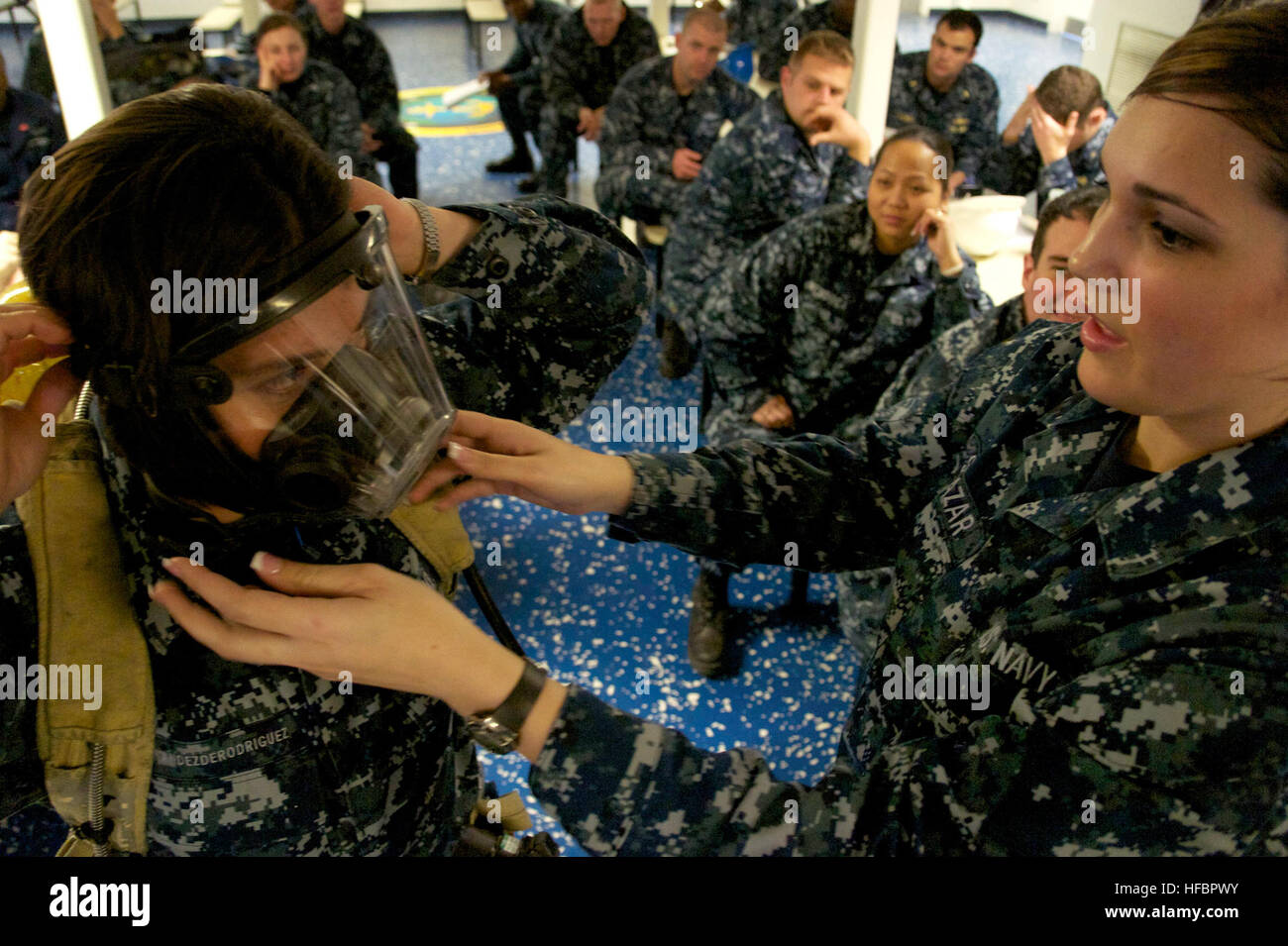 Self contained breathing apparatus scba mask hi-res stock photography ...
