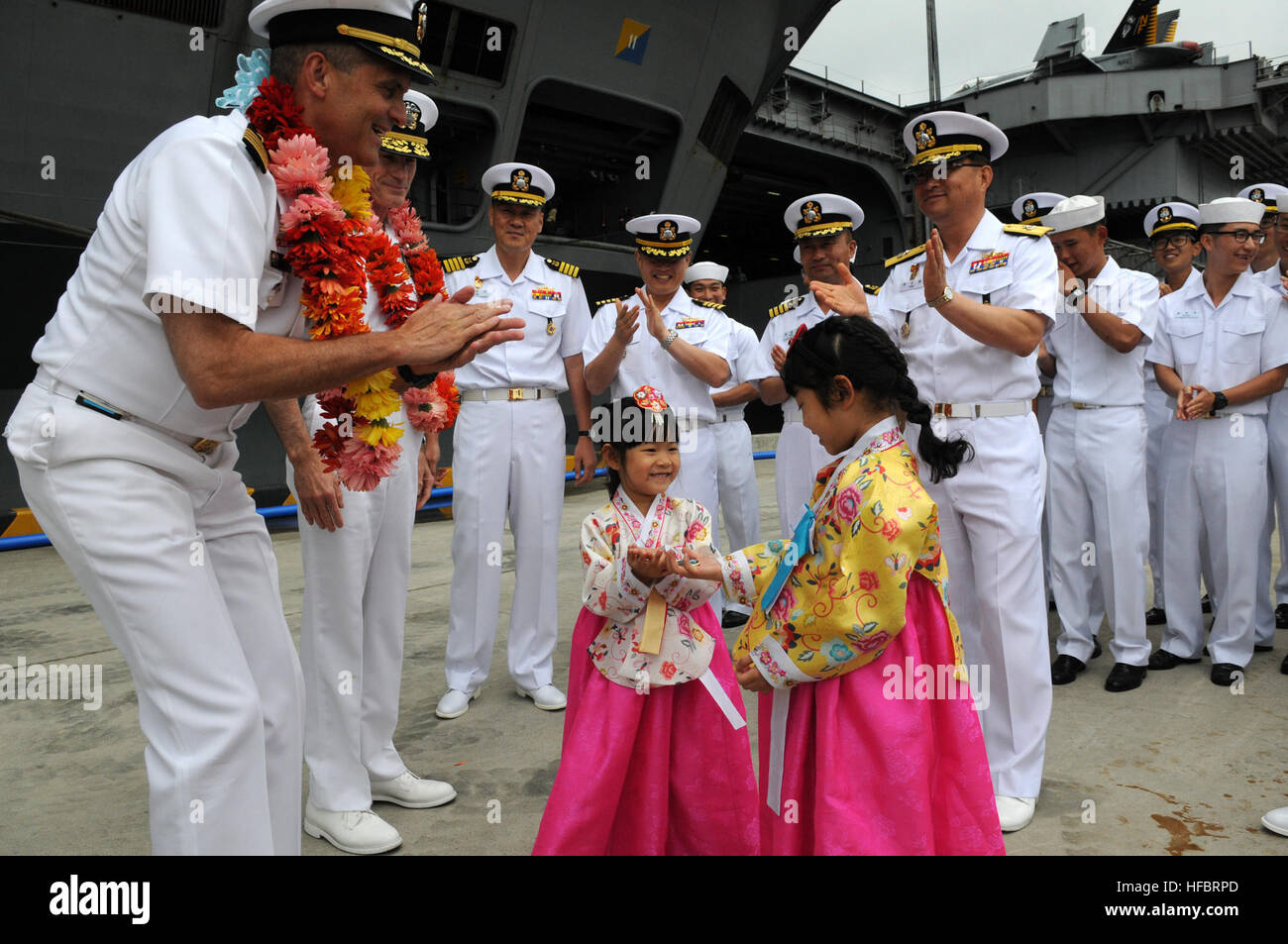 120627-N-WW409-047 BUSAN, Korea (June 27, 2012) Capt. David Lausman ...