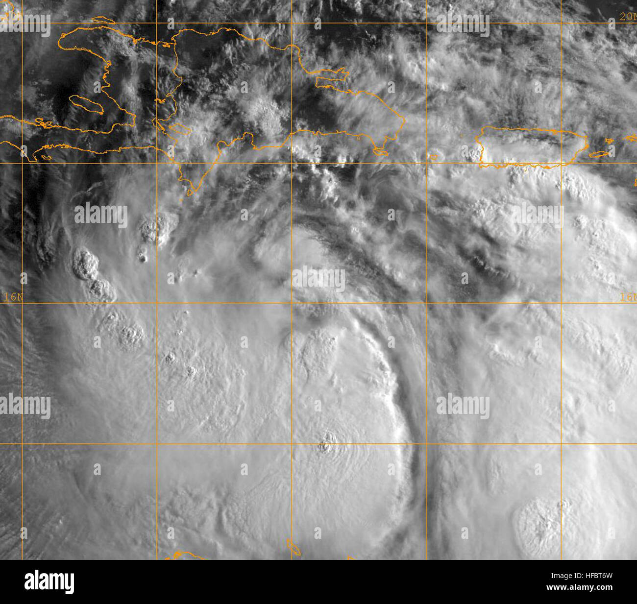 Infrared satellite image of a hurricane hi-res stock photography and ...