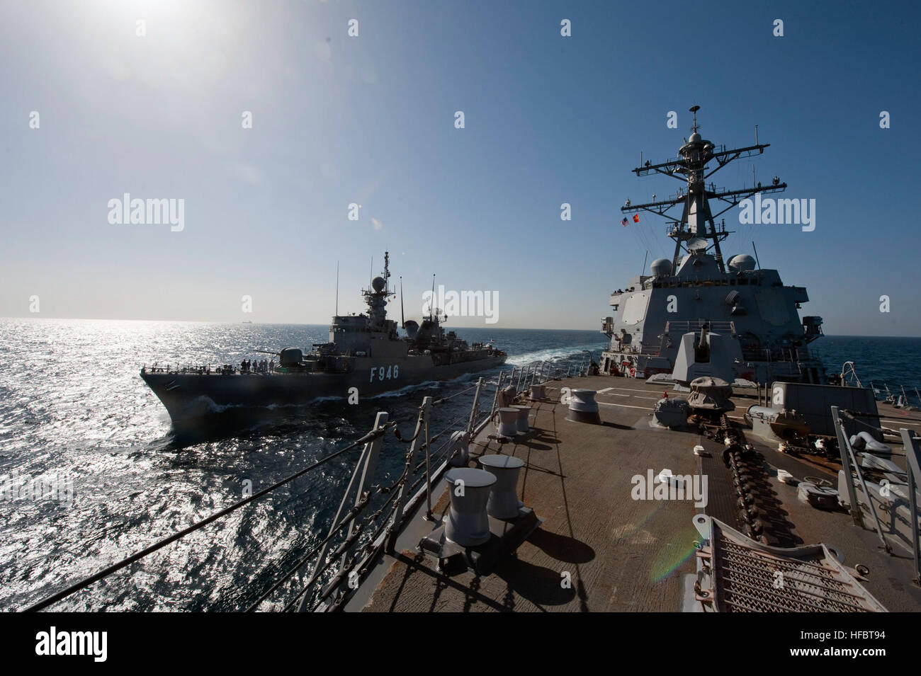 RED SEA (April 6, 2012) The guided-missile destroyer USS Nitze (DDG 94 ...