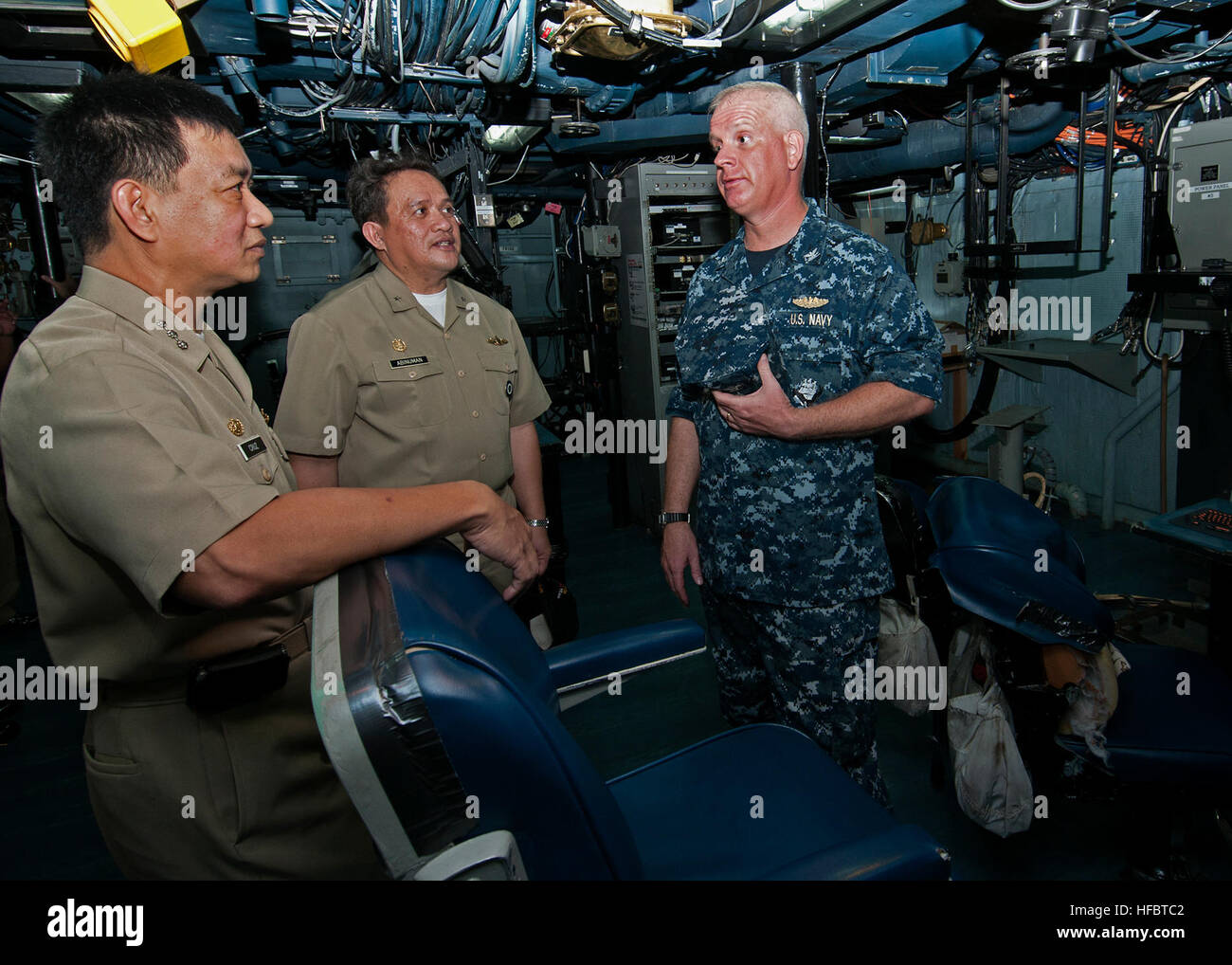 SUBIC BAY, Philippines (Sept. 11, 2012) Capt. Alberto Cruz, commanding ...