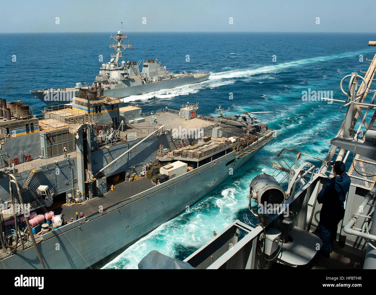 ARABIAN SEA (Oct. 4, 2012) The guided-missile destroyer USS Porter (DDG ...