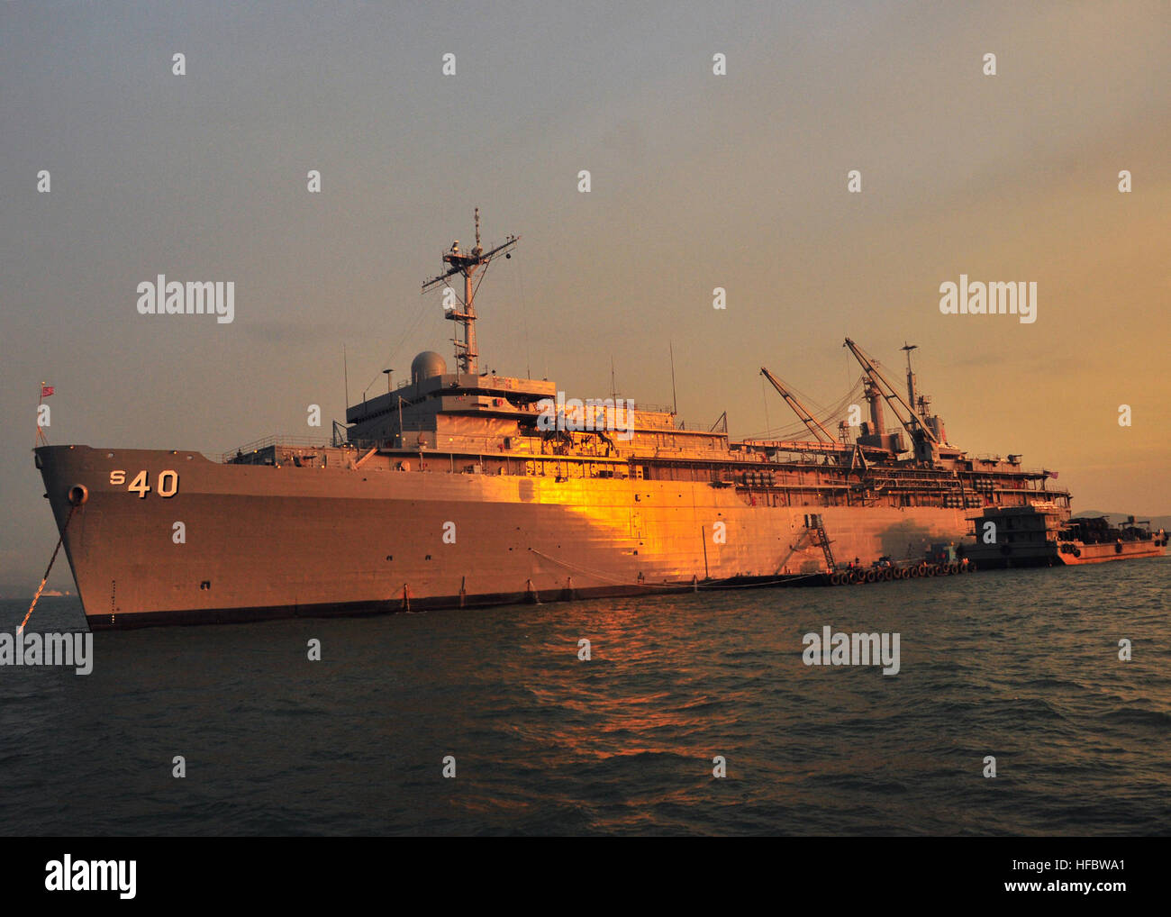110518-N-BK435-240 HONG KONG (May 18, 2011) The submarine tender USS ...