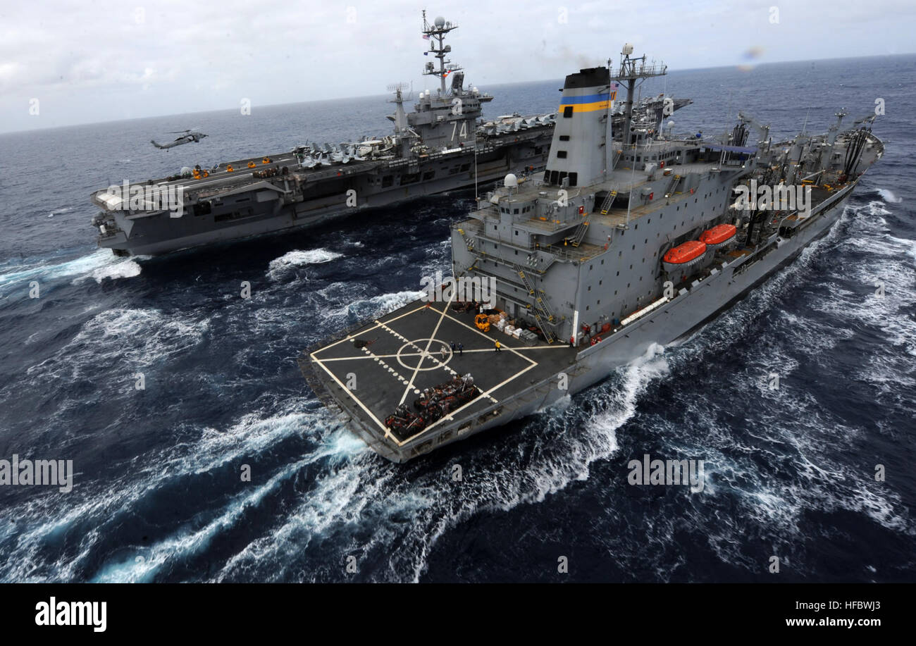 110519-N-OY799-385 PACIFIC OCEAN (May 19, 2011) The Nimitz-class ...