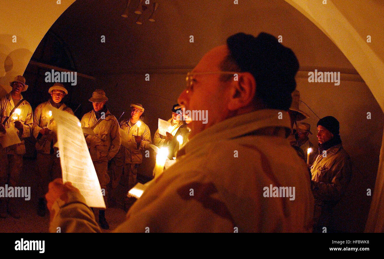 011224-N-2383B-515 Kandahar, Afghanistan (Dec. 24, 2001) -- U.S. Navy ...