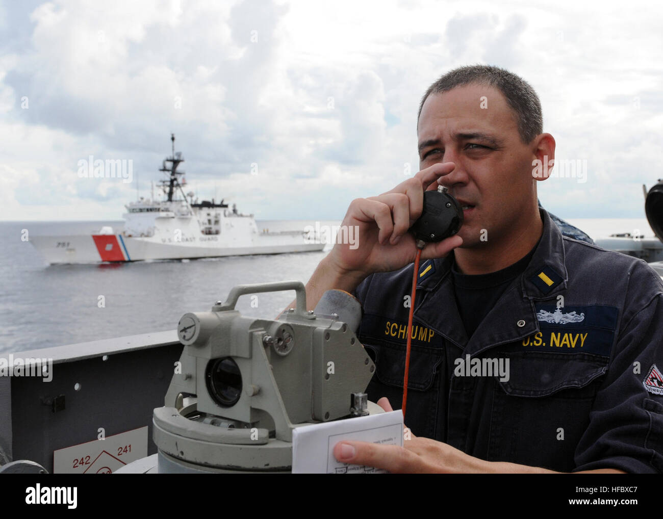 Conning officer hi-res stock photography and images - Alamy