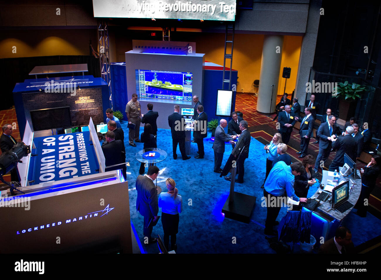 Lockheed martin booth hi-res stock photography and images - Alamy