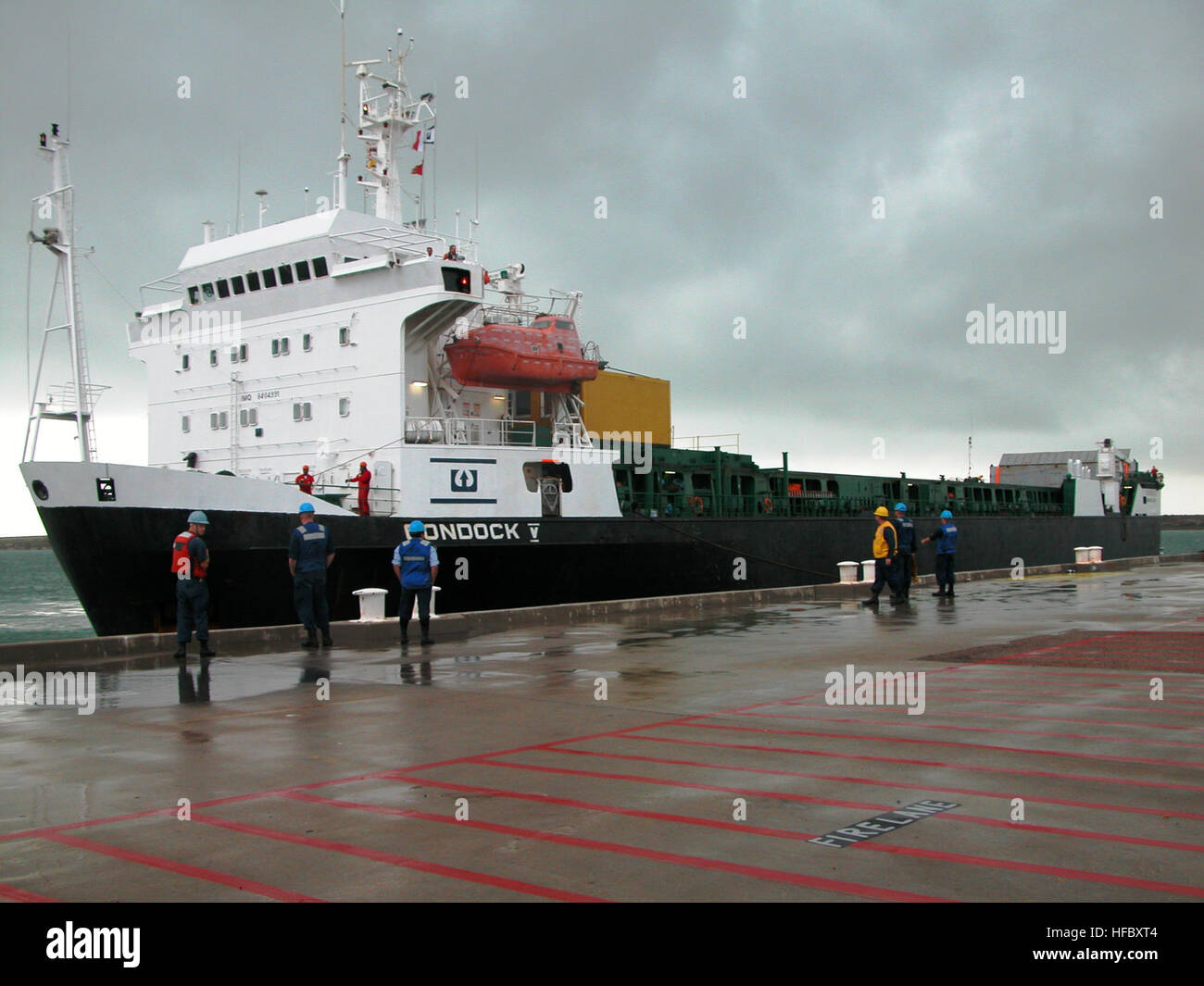 Float-on float-off ship MV Condock V Stock Photo - Alamy