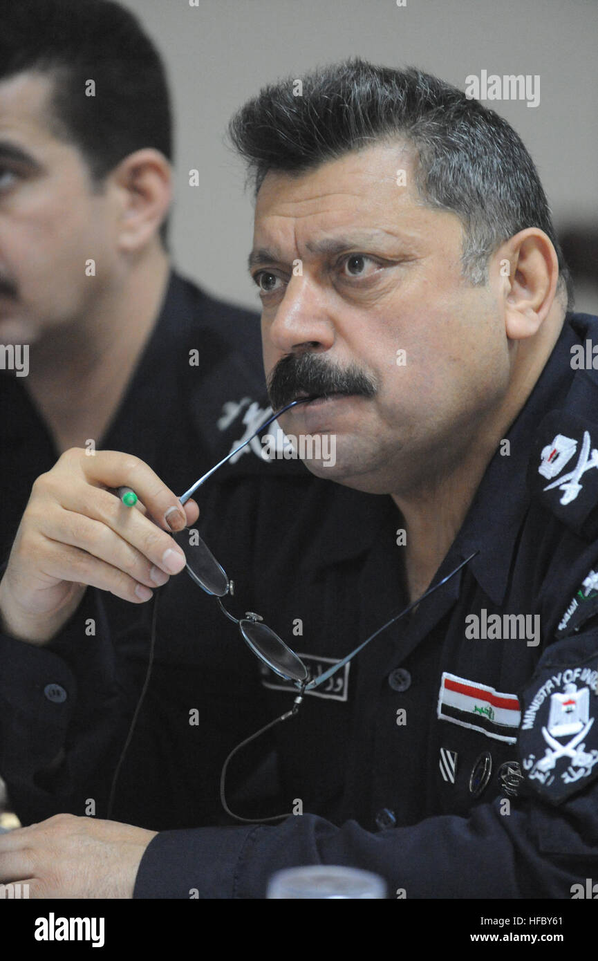 Iraqi Maj. Gen. Jamal Taher Bakr, provincial director of police ...