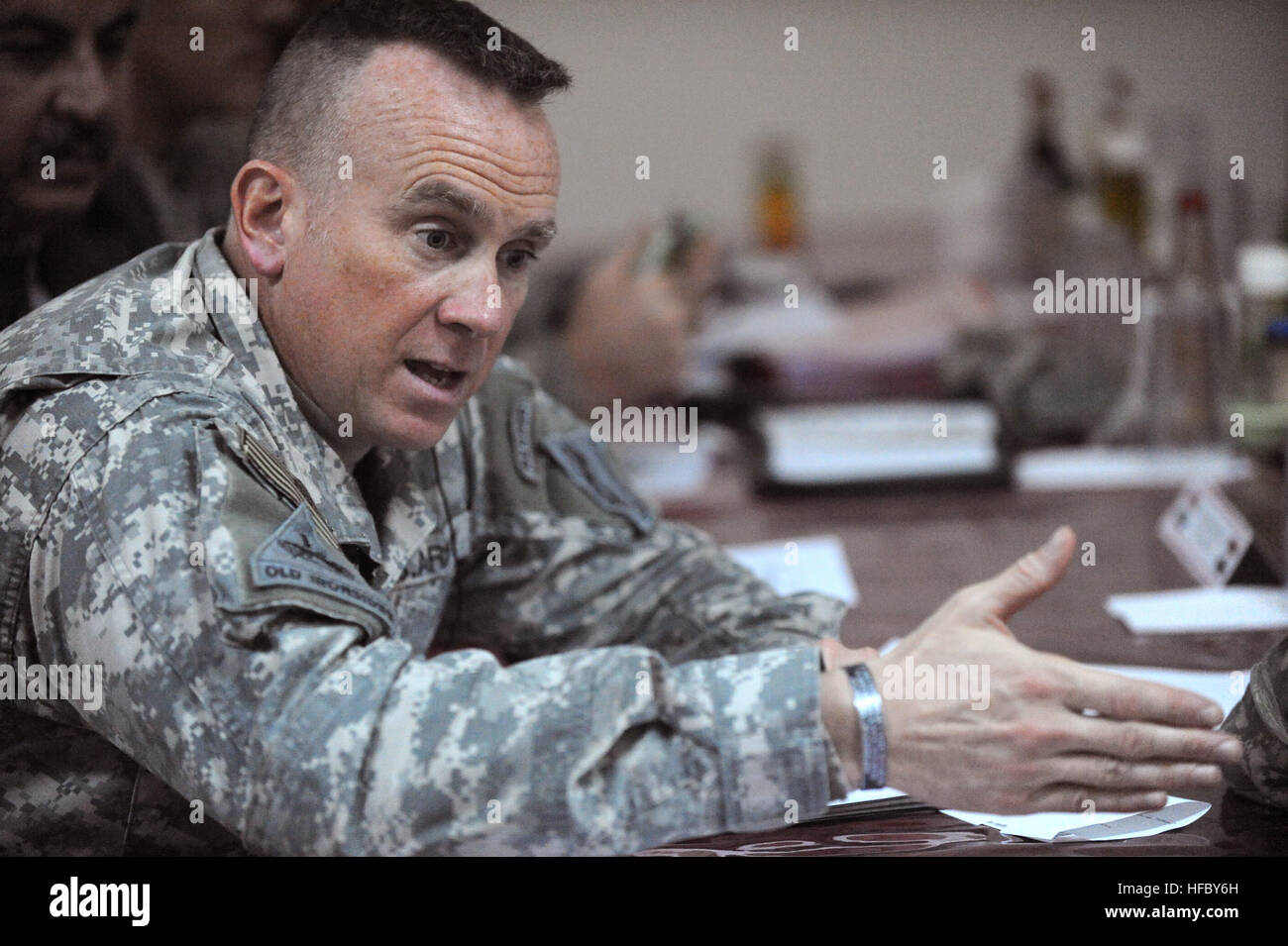 U.S. Army Col. Larry Swift, Commander, Ready First, 1st Brigade Combat ...