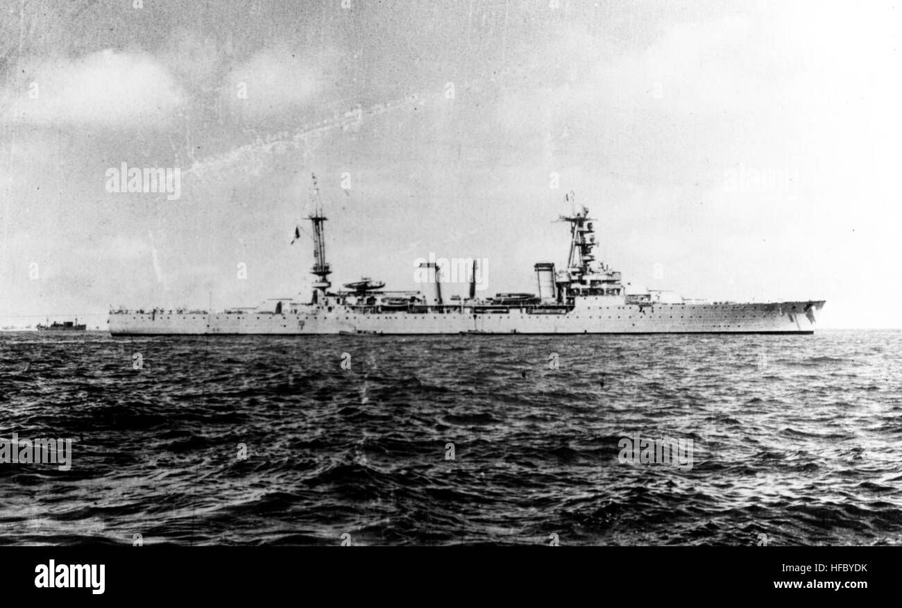 French heavy cruiser Duquesne in 1943 Stock Photo - Alamy