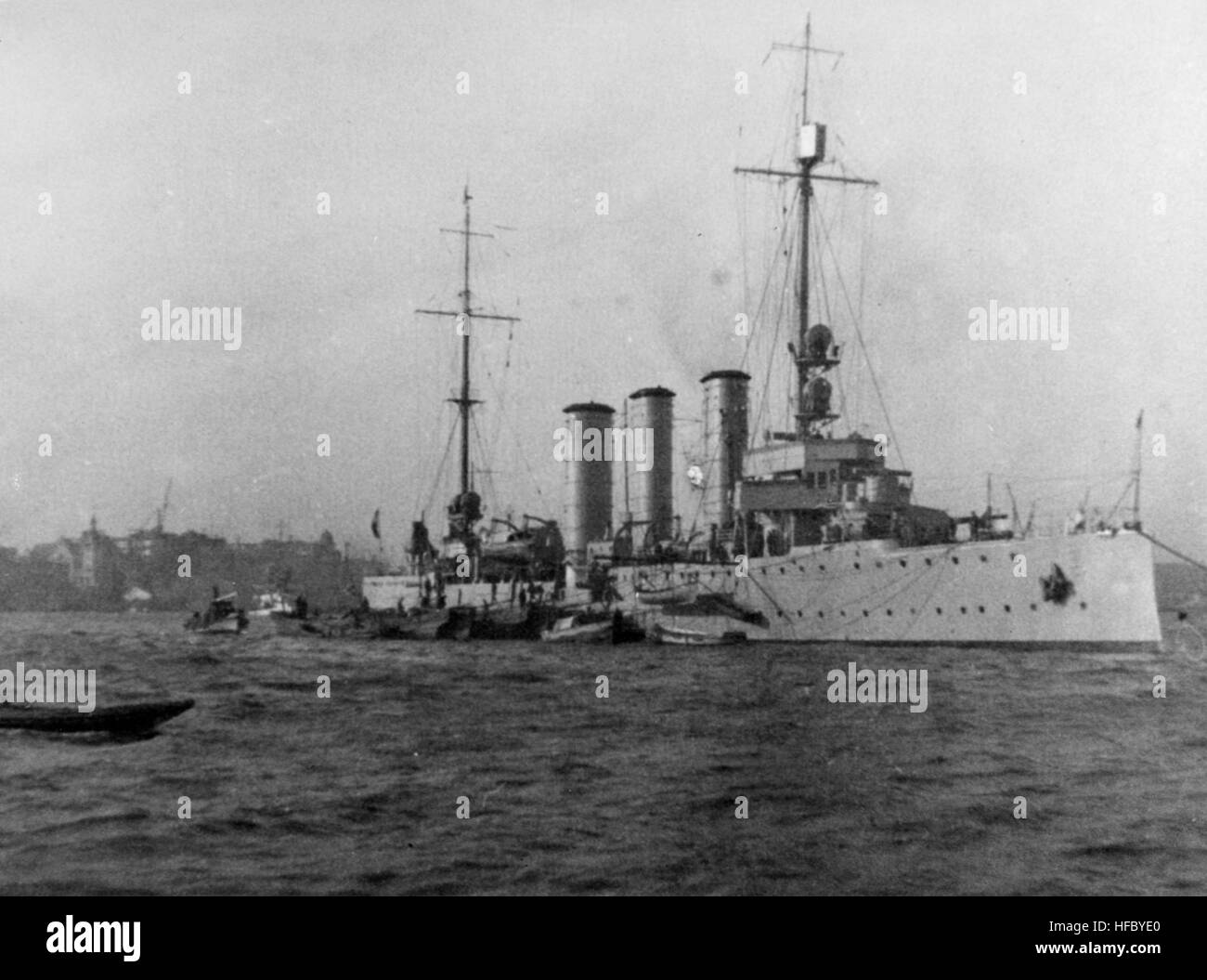 French light cruiser Colmar in China in the 1920s Stock Photo - Alamy