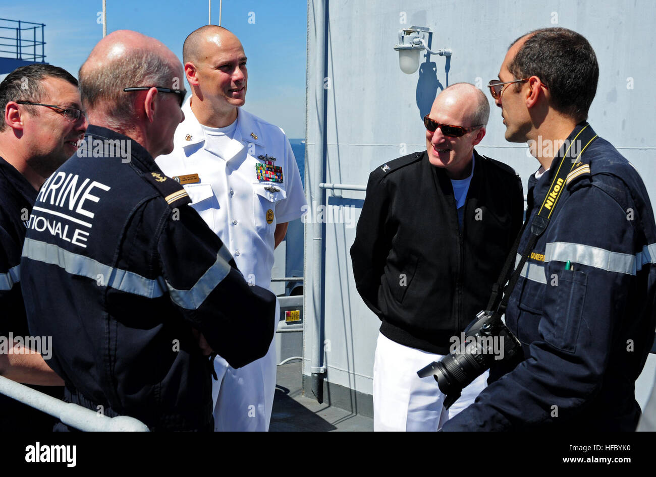 Capt Kevin Hill Commanding Officer High Resolution Stock Photography ...