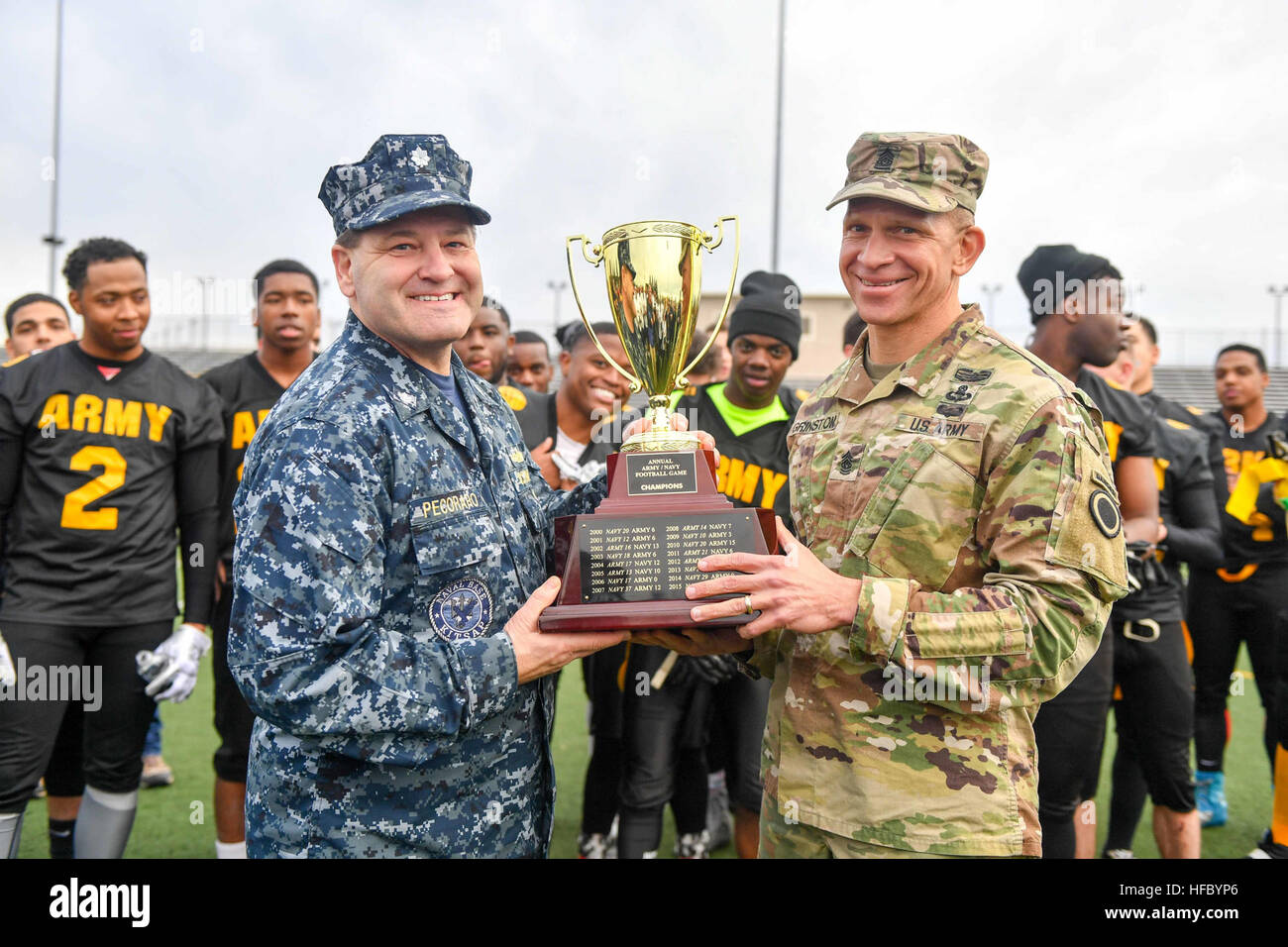 Military officer at army navy football game hi-res stock photography ...