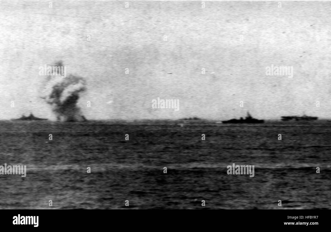 G4M bomber crashes in Sulu Sea 1944 Stock Photo - Alamy