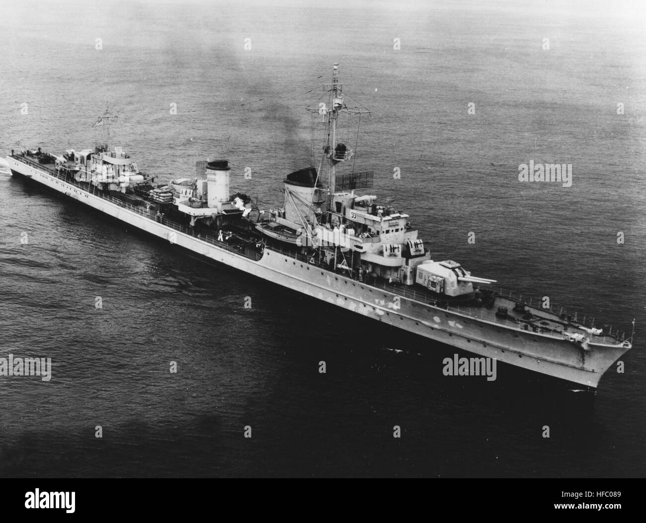 German destroyer Z39 underway off Boston on 12 September 1945 Stock ...