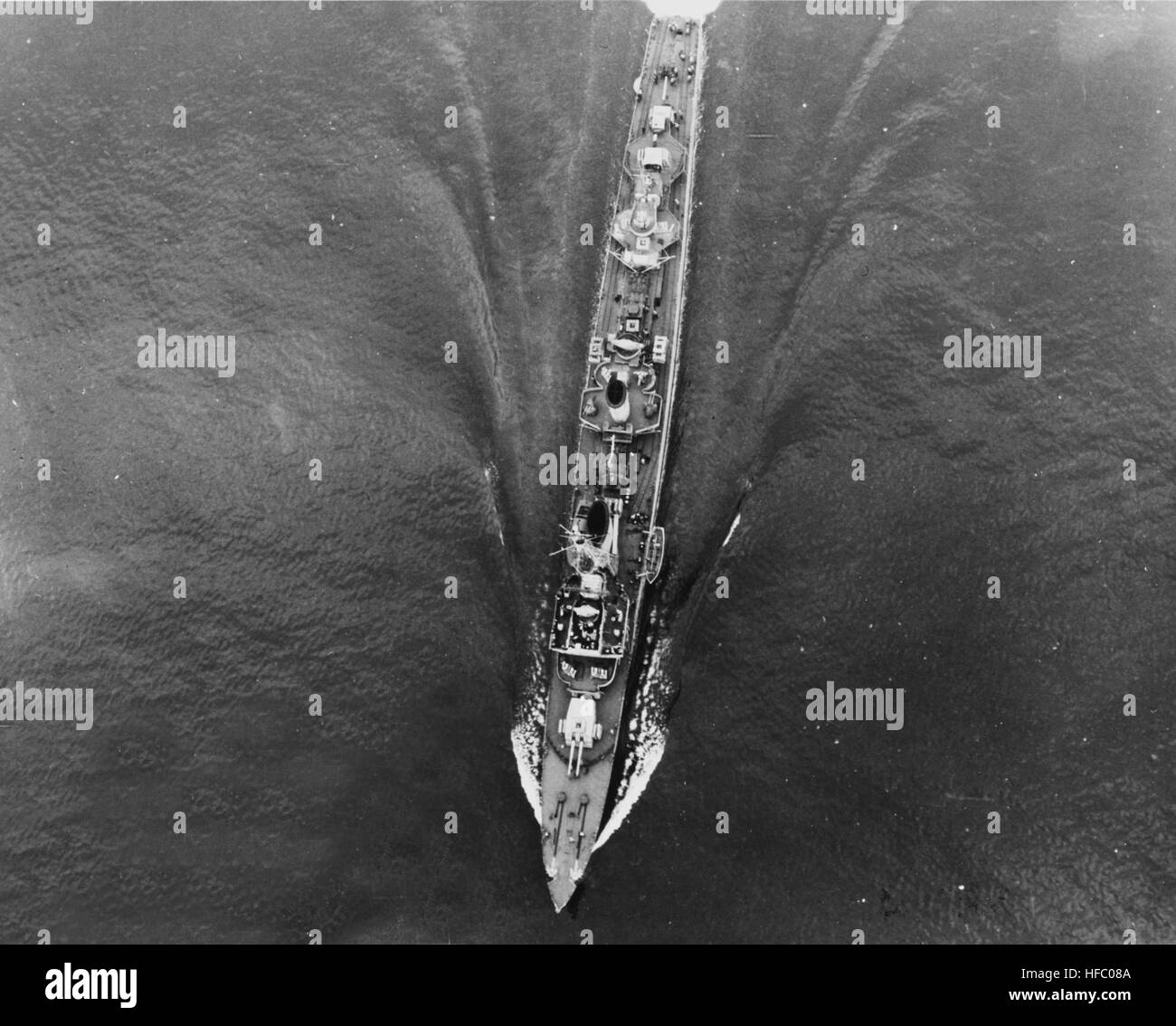 German destroyer Z39 underway off Boston on 12 September 1945 (aerial ...