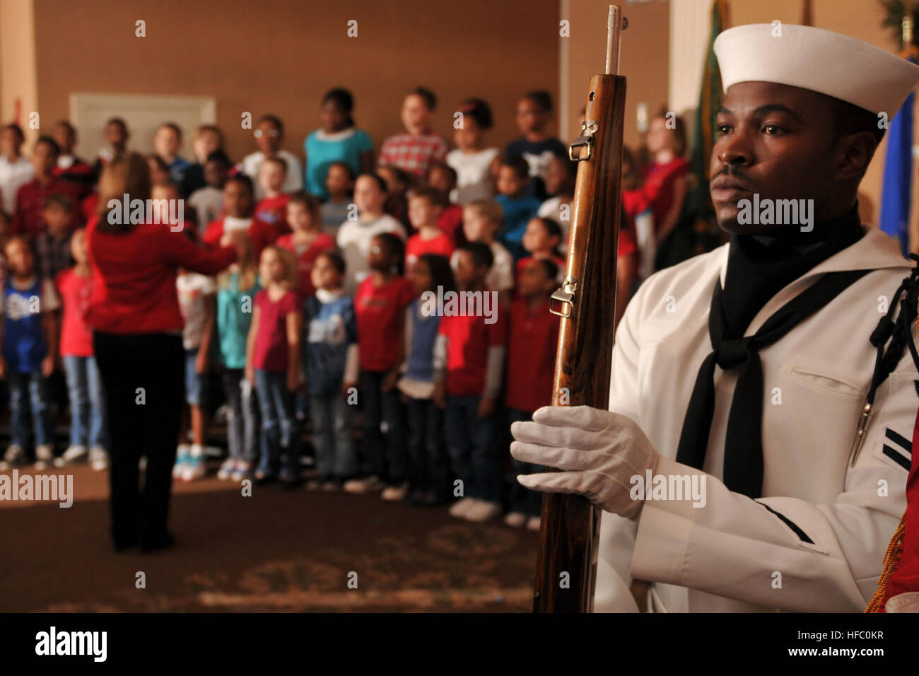 Elementary school national anthem hi-res stock photography and images ...