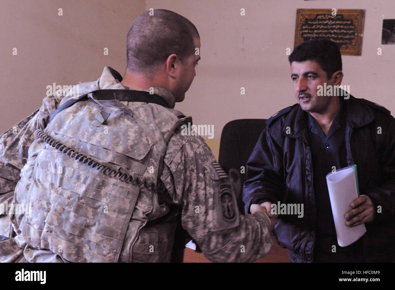 Maj. Sourd Sakirn Hussen, training officer, Altun Kupri Iraqi Police ...