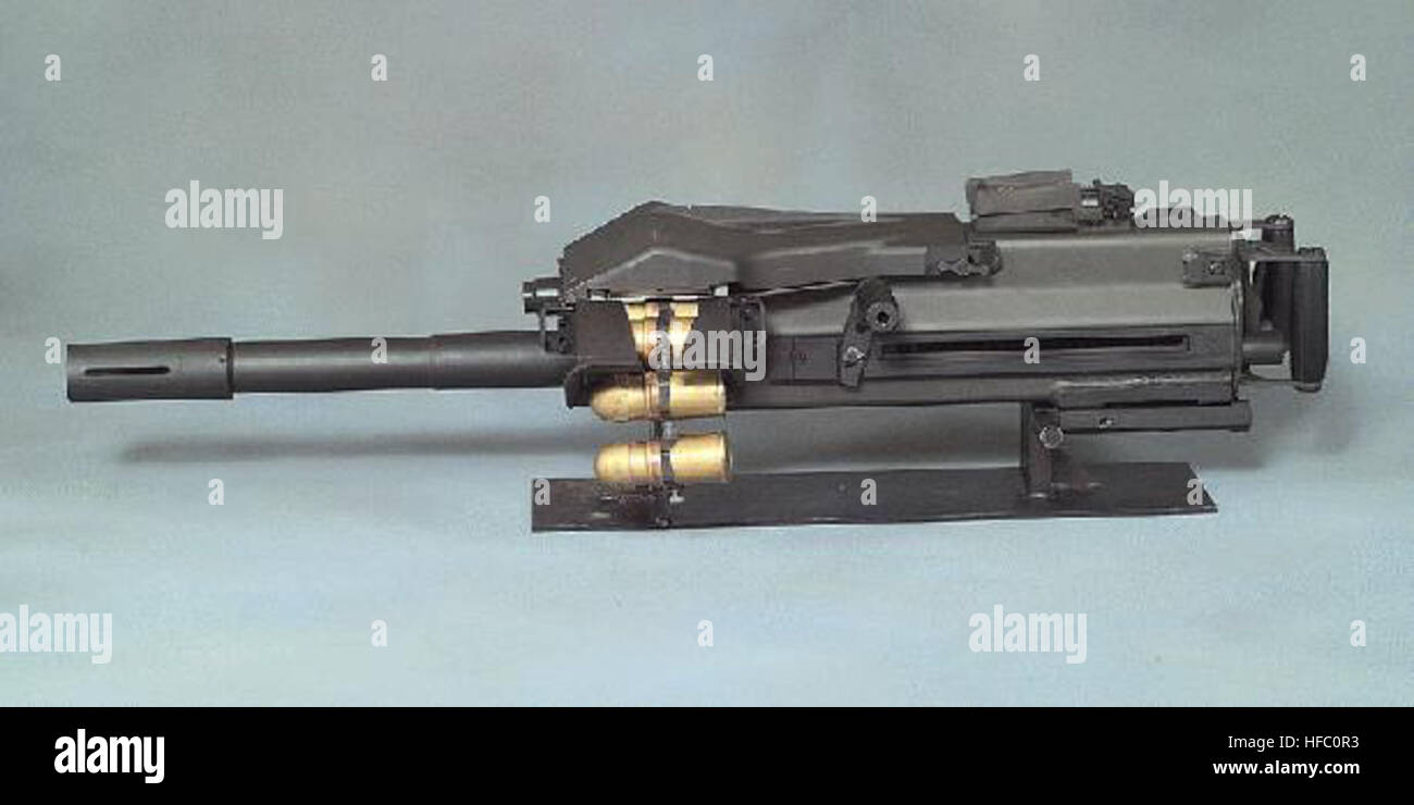 Grenade launcher Mk19 Mod3 1 Stock Photo - Alamy