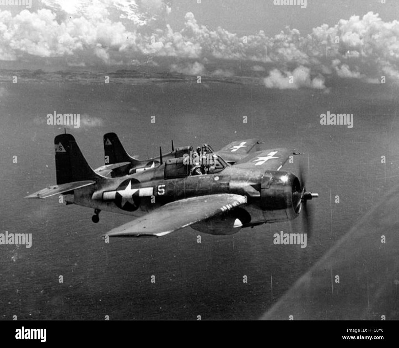 Grumman F4F Wildcat in formation Stock Photo - Alamy