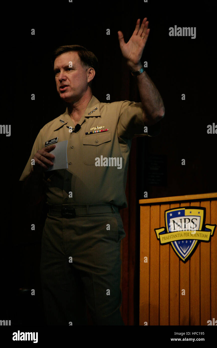 U.S. Navy Adm. Mark Ferguson, vice chief of naval operations, delivers ...