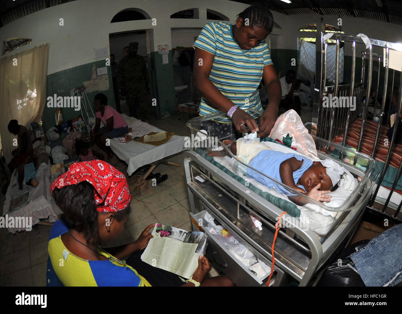 Children recover from their injuries at the Milot hospital, which is ...