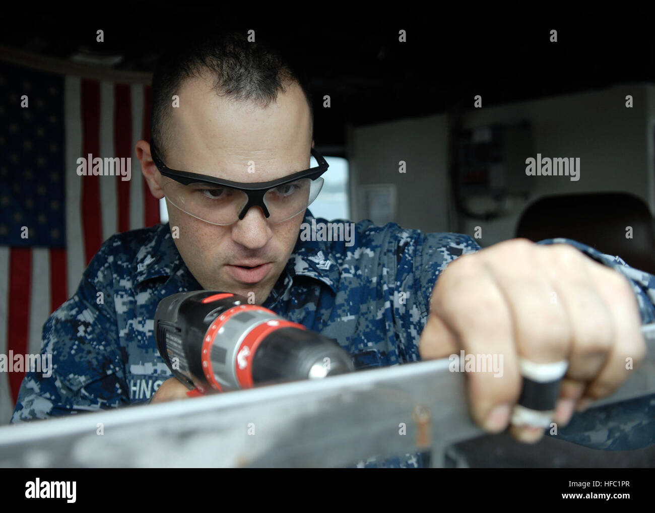 Petty Officer 2nd Class Jeffrey Johnson, engineman from Greenbank, Wash ...