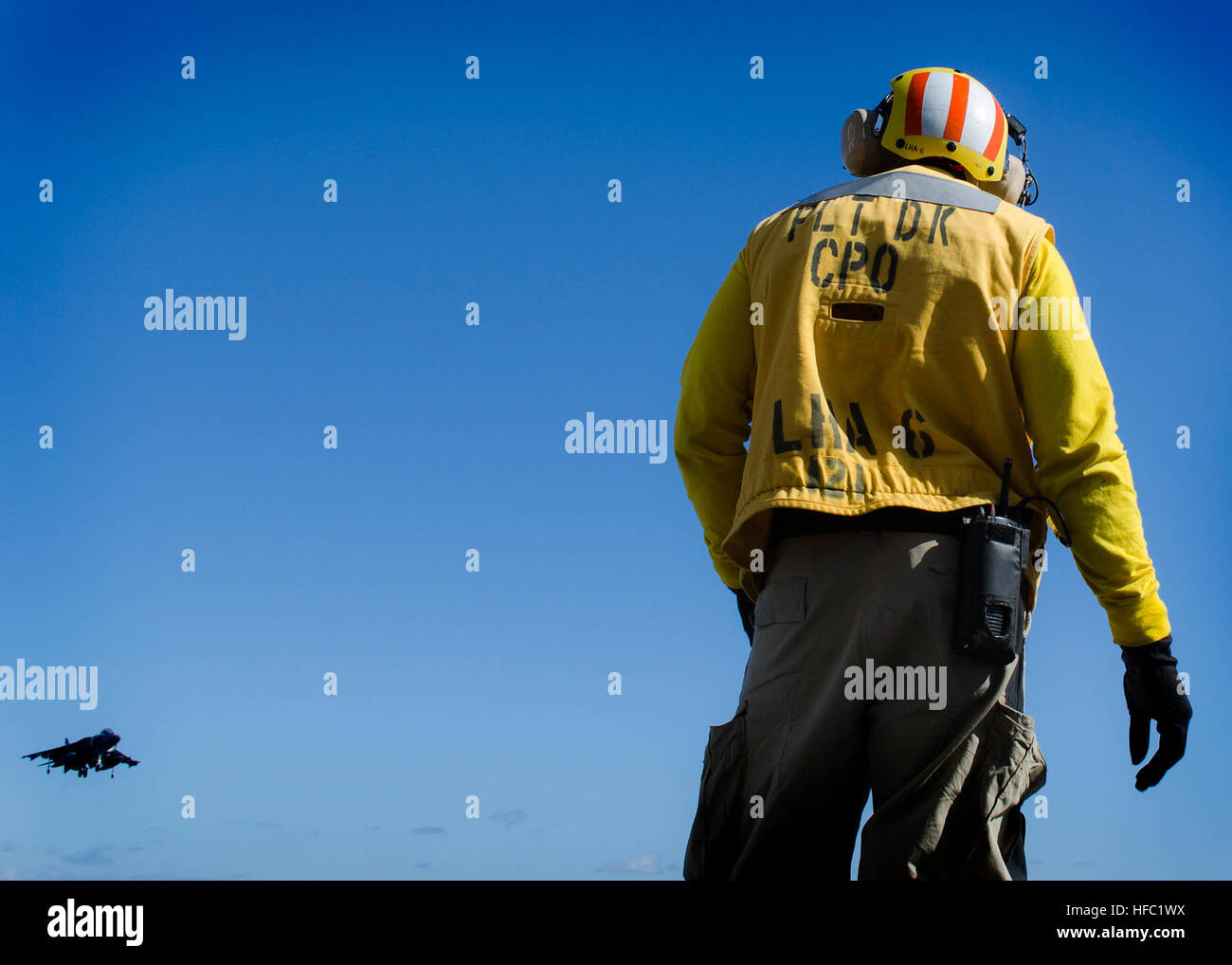 PACIFIC OCEAN (Feb. 23, 2015) -- Chief Aviation Boatswain’s Mate ...