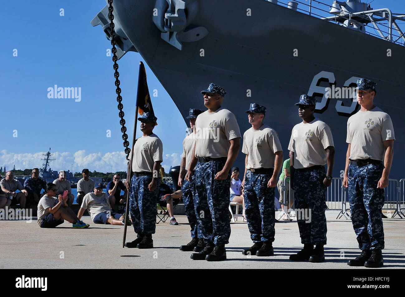 Chief selectees from Mobile Diving and Salvage Unit One, located at ...