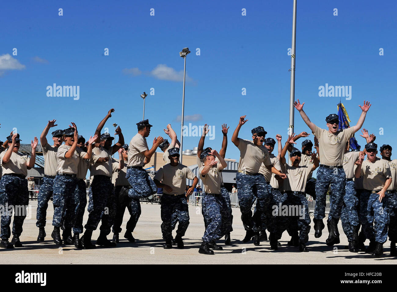 Chief selectees from various commands around Navy Region Hawaii ...