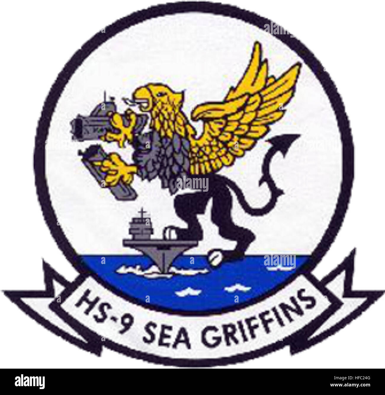 Helicopter Anti-Submarine Squadron 9 (US Navy) insignia c1980 Stock ...