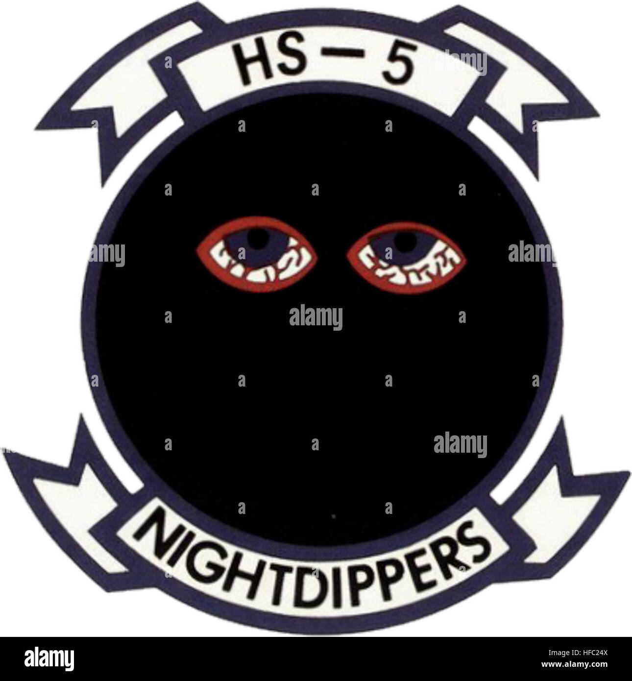 Helicopter Anti-Submarine Squadron 5 (US Navy) insignia 1988 Stock ...