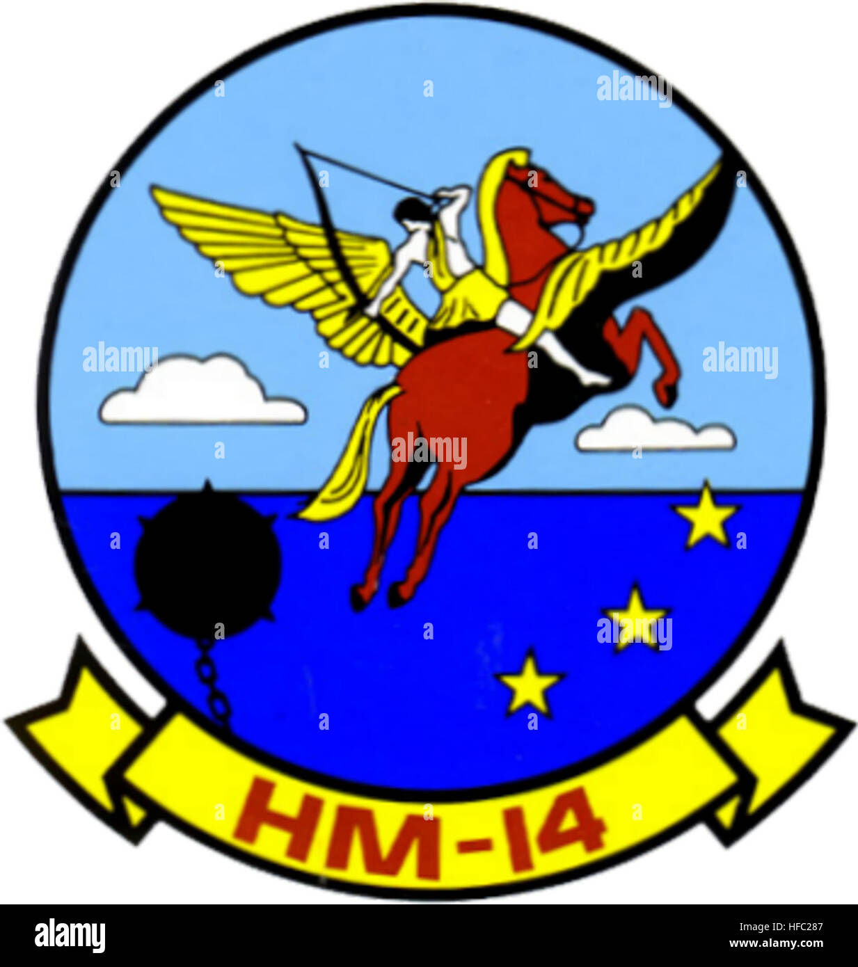 Helicopter Mine Countermeasures Squadron 14 (United States Navy) emblem ...