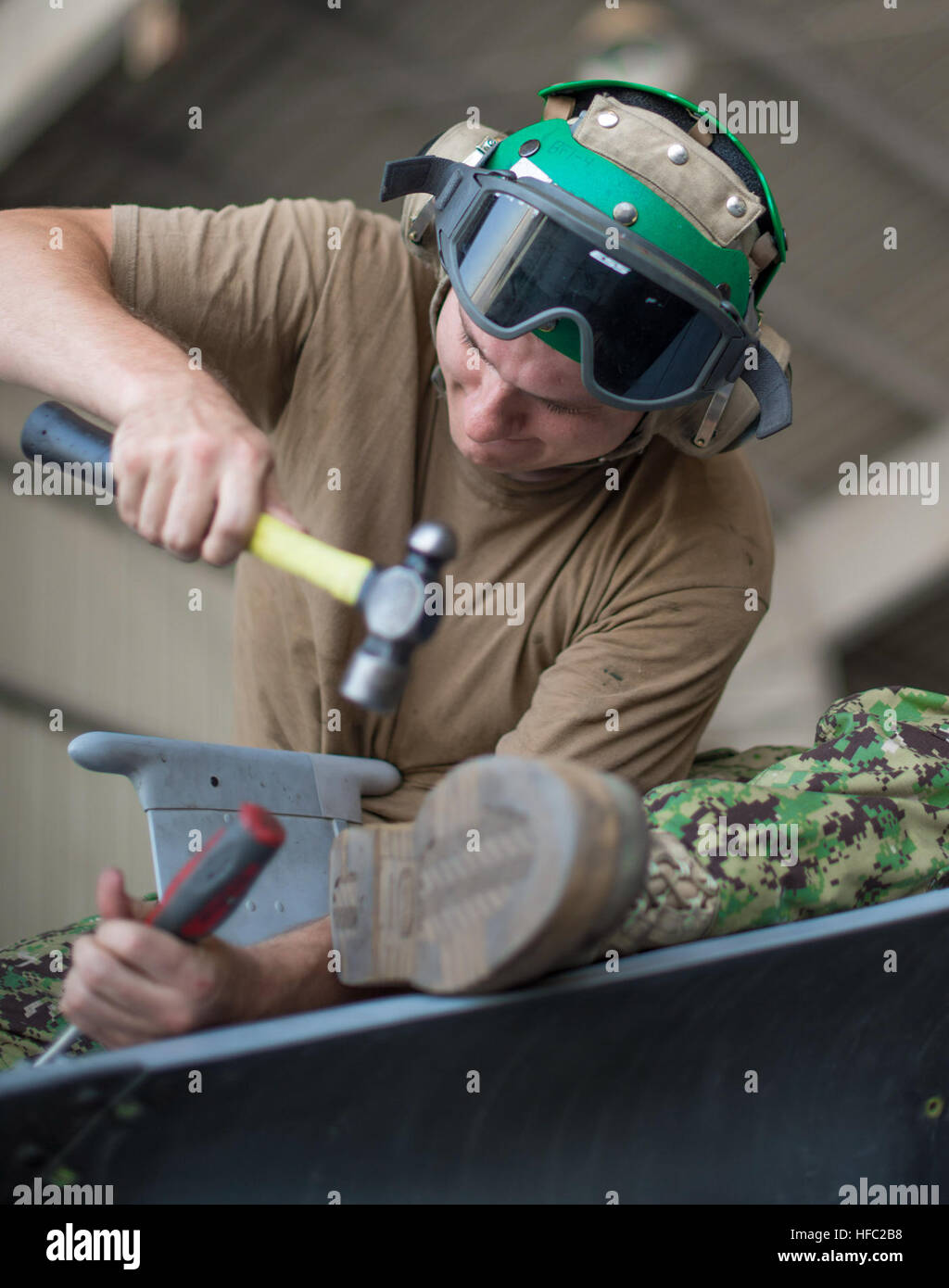 Aviation Structural Mechanic 2nd Class Joshua Wilder, assigned to ...