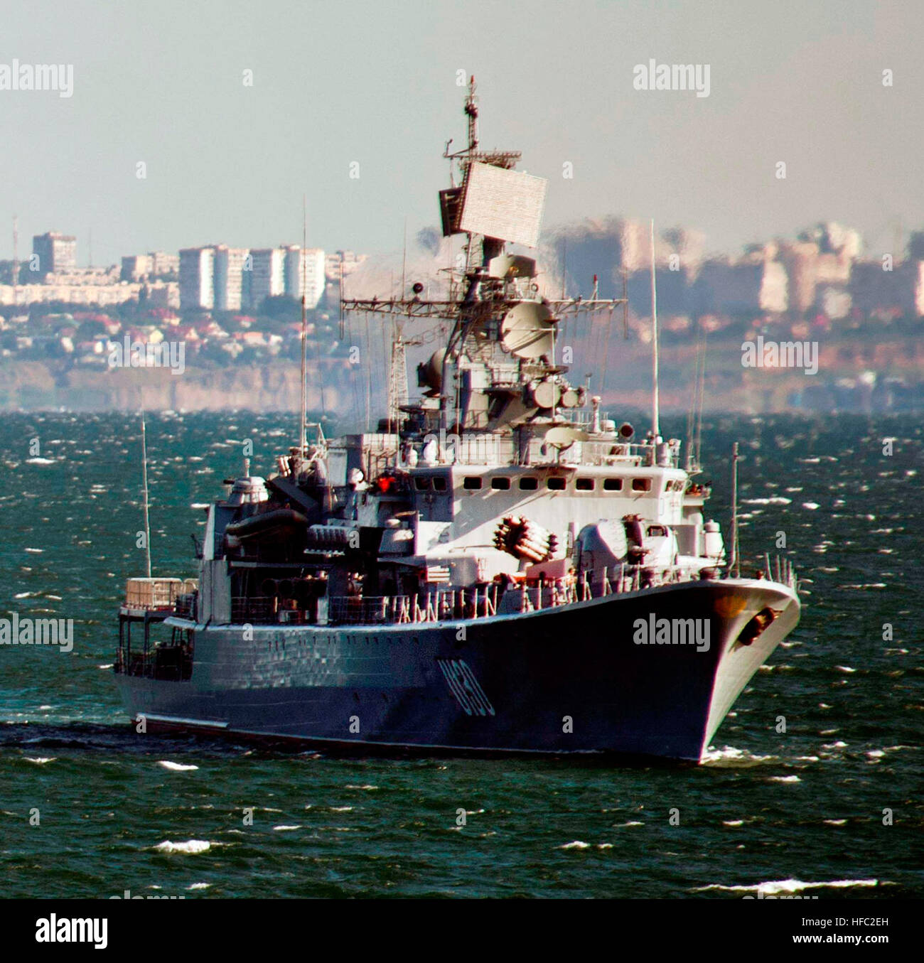 120717-N-OV802-174: BLACK SEA (July 17, 2012) - Ukrainian navy frigate ...