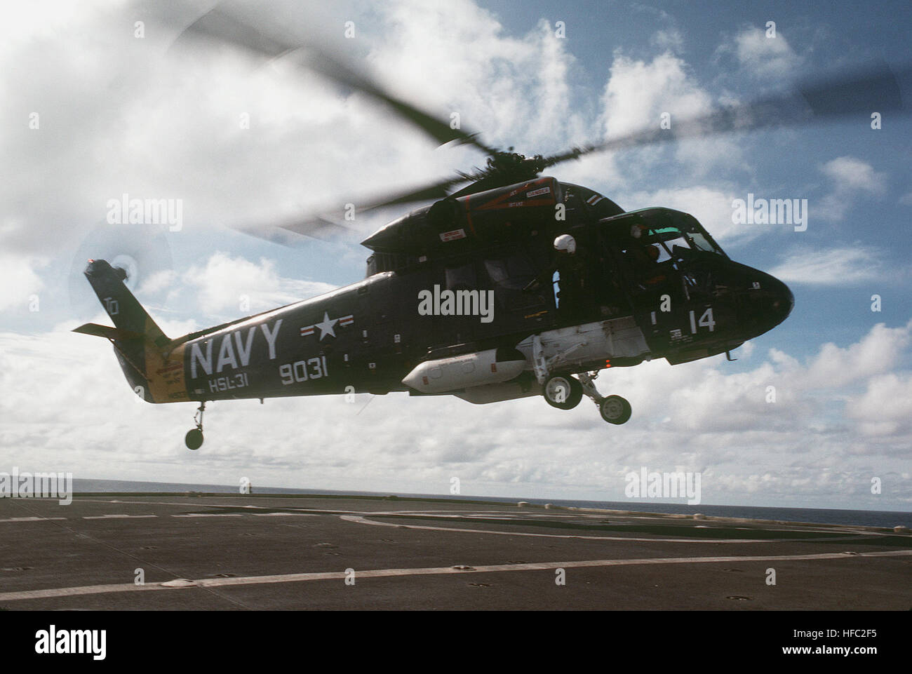 Right side view of an HH-2D Seasprite helicopter from Helicopter Light ...