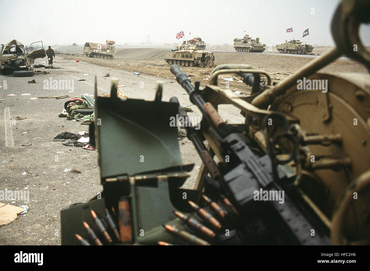 Highway of death kuwait hi-res stock photography and images - Alamy