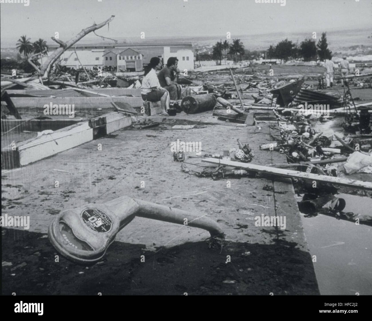 Hilo after Tsunami 1960 Stock Photo - Alamy